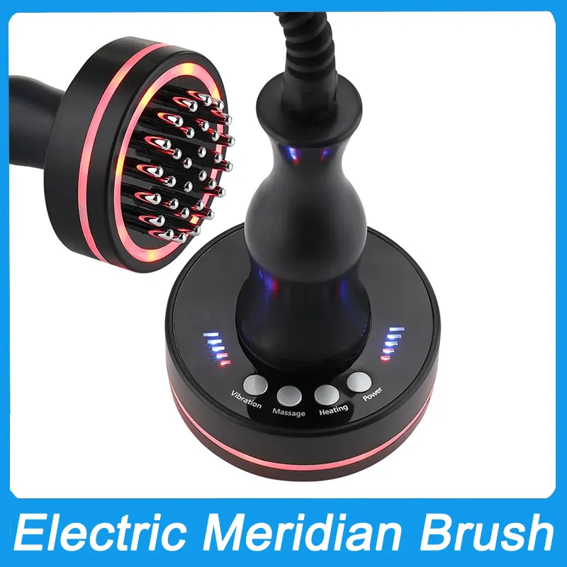 MeridianBrush Pro Electric Scraper: Infrared Anti Cellulite & Fat ...