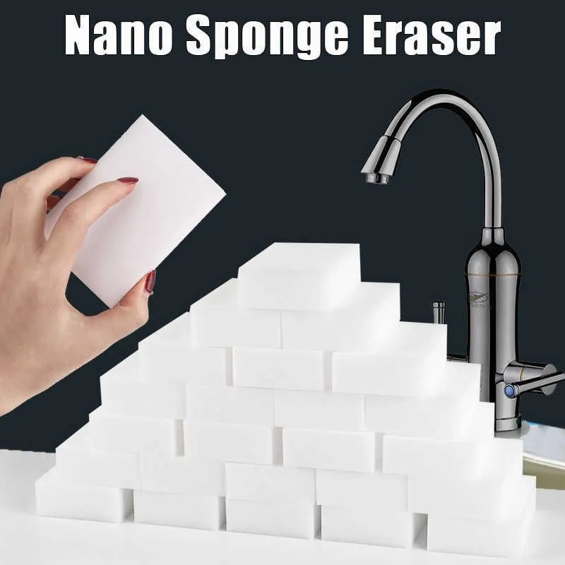 DHgate.com:100 Pack Melamine Sponges, Kitchen Cleaning Scouring Super ...