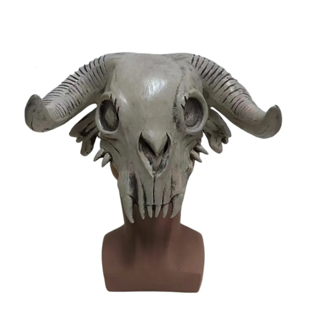 Scary Cow Head Skull Mask For Halloween Costumes & Masquerade Parties ...