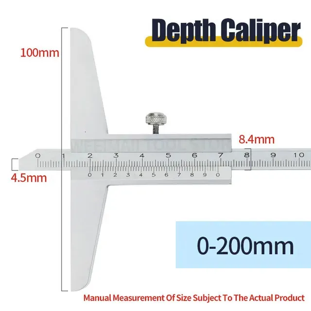 Wholesale Vernier Steel Calipers 150/200/300mm Depth Gauge For ...