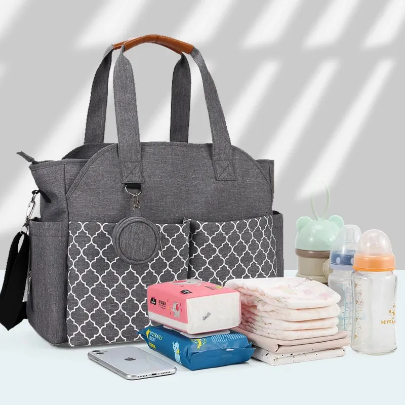 Spacious Waterproof Diaper Bag - Travel Essential for New Mothers ...