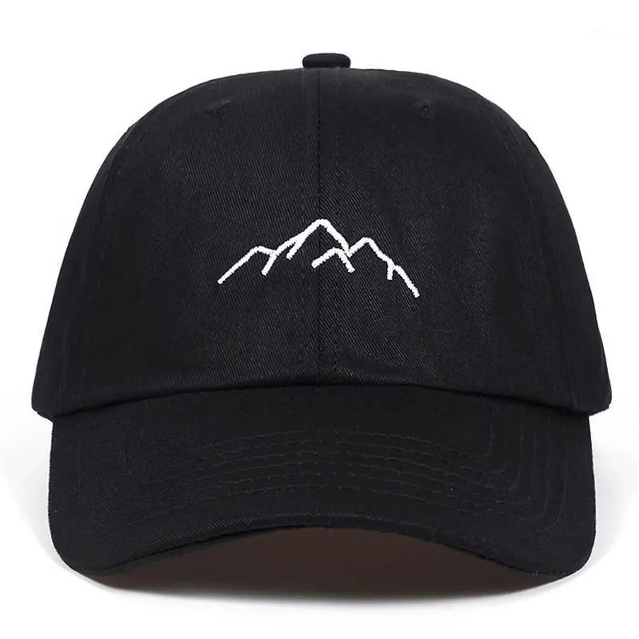 Mountain Embroidery Baseball Cap - Adjustable Snapback Dad Hat for Men ...
