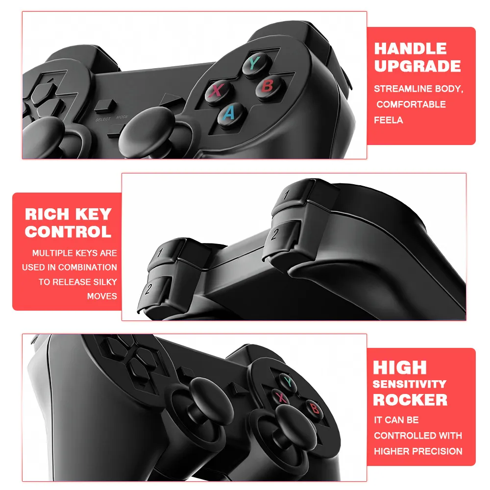 Retro Gaming Stick With Dual Wireless Controllers, Preloaded With ...