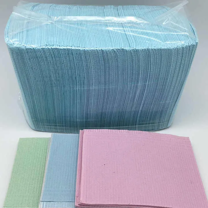 DHgate.com:Water-Resistant Dental Bibs (3-Ply, 100 Pack) - Disposable ...