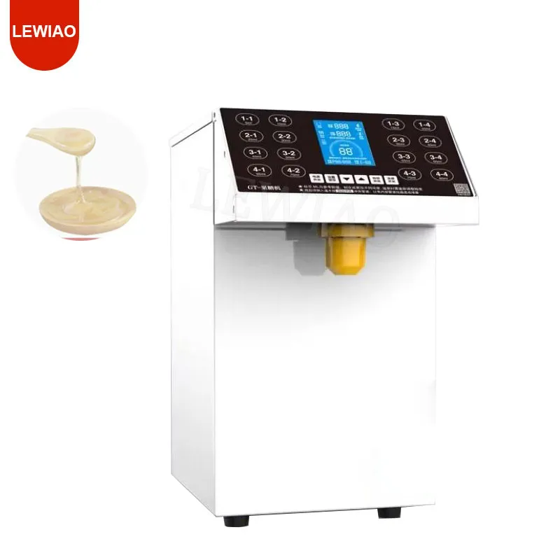 DHgate.com:8L Bubble Tea Syrup Dispenser, Stainless Steel Fructose ...