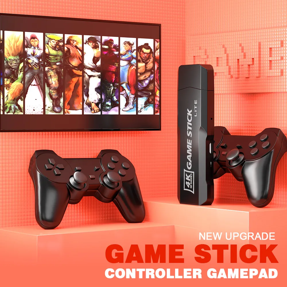 Retro Gaming Stick With Dual Wireless Controllers, Preloaded With ...