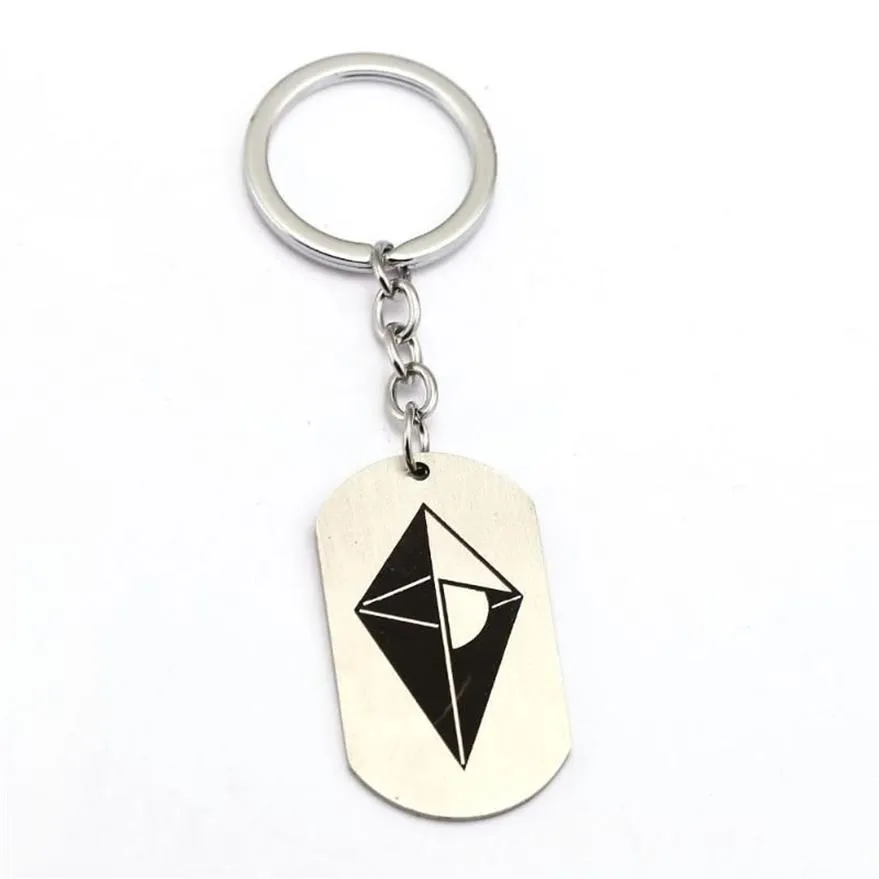 No Man's Sky Keychain - Gamer Gift, Dog Tag Key Ring, Game Pendant for ...