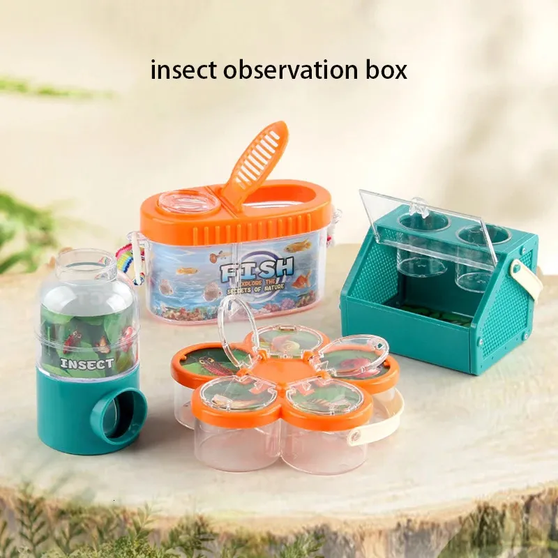 Insect Magnifying Glass Observation Box Kit Bug Viewer, Catcher, Cage ...