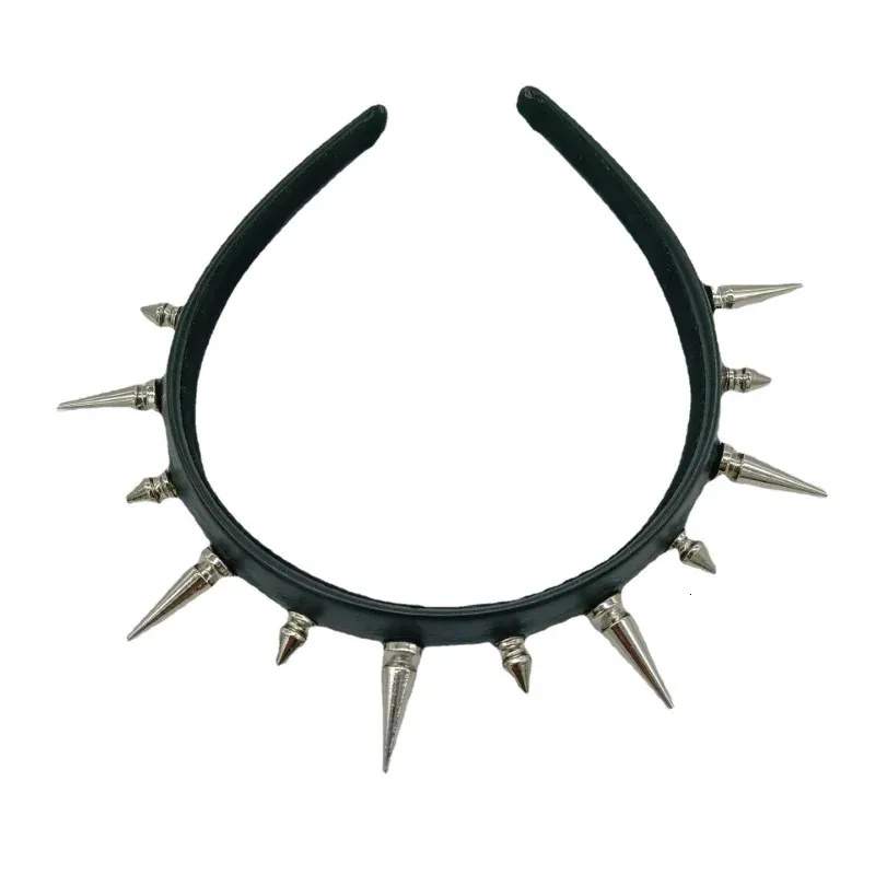 Spiked Punk Headband: Fashionable Rivets Hair Band for Cosplay ...