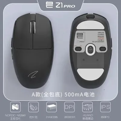 Z1 Pro Dual Mode Mouse: 4k Wireless, RGB, Rechargeable, For Windows ...