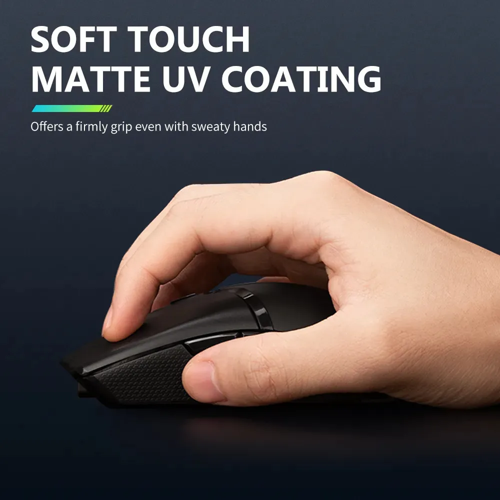 Delux M800 Pro Paw3395 Ratón Inalámbrico De Juegos: Conexión Tri Mode, 26000dpi, Huano Pink ...