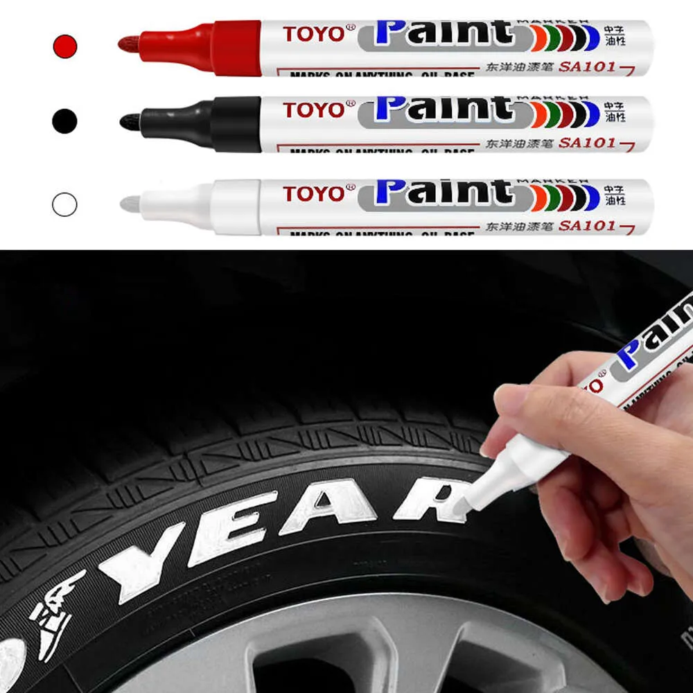 Waterproof Tyre Marker Pen: DIY Automotive Paint Pens for Car Tire ...