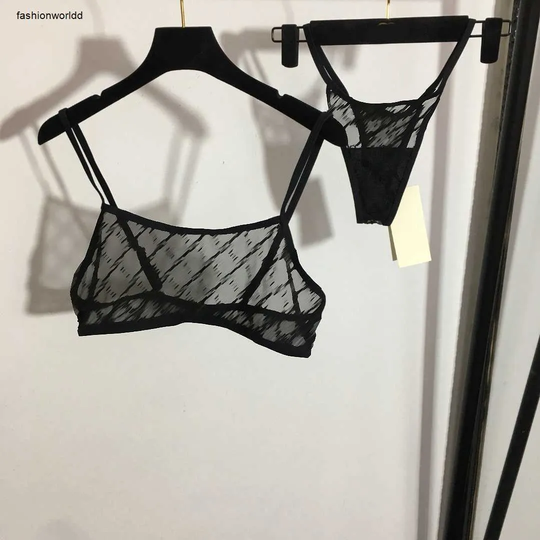 Lace Mesh Triangular Bra: Designer Womens Underwear Set With Box Dec 08 ...