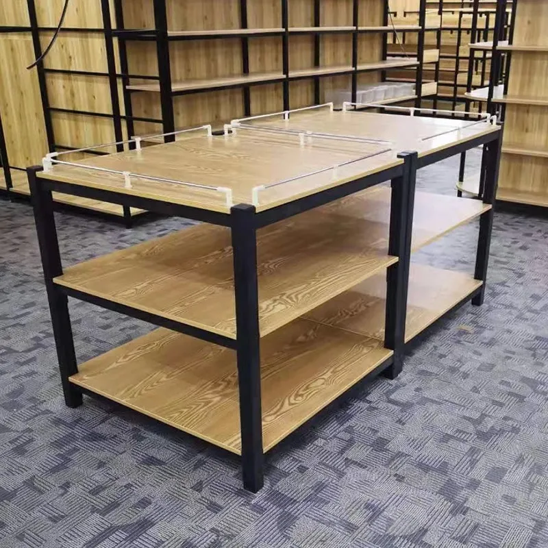 DHgate.com:3-Layer Steel Wood Milk Ground Display Rack, Edible Oil Gift ...