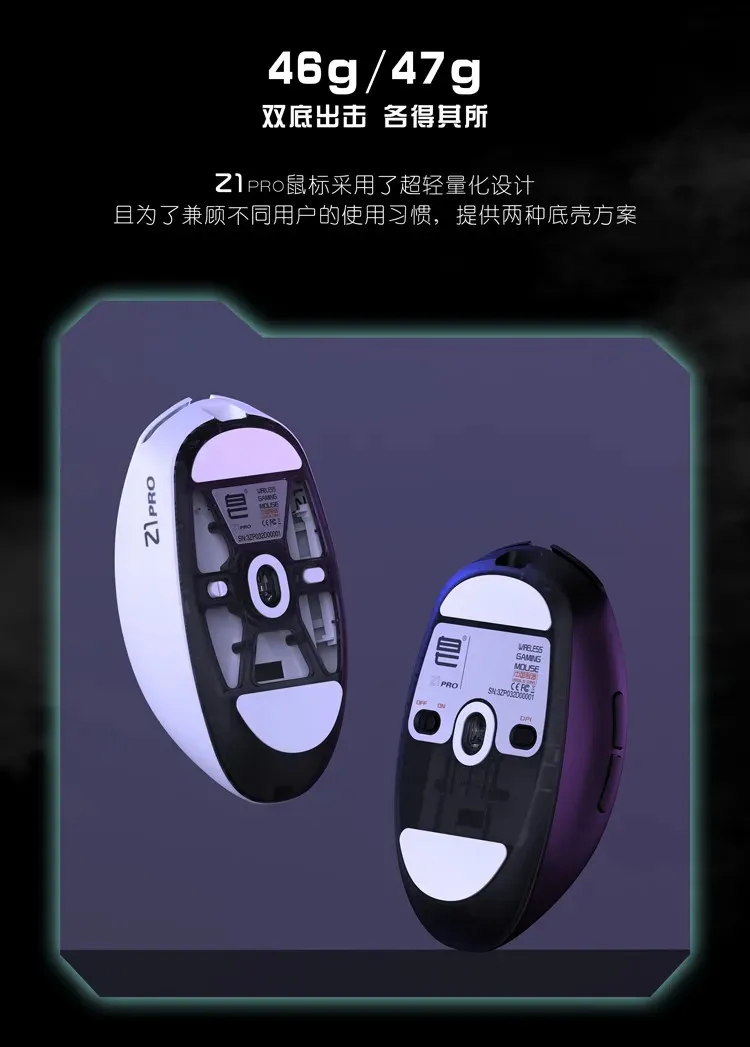 Mice Zaopin Z1 Pro Mouse Dual Mode 4k Reciver 2.4g Wireless Gaming ...