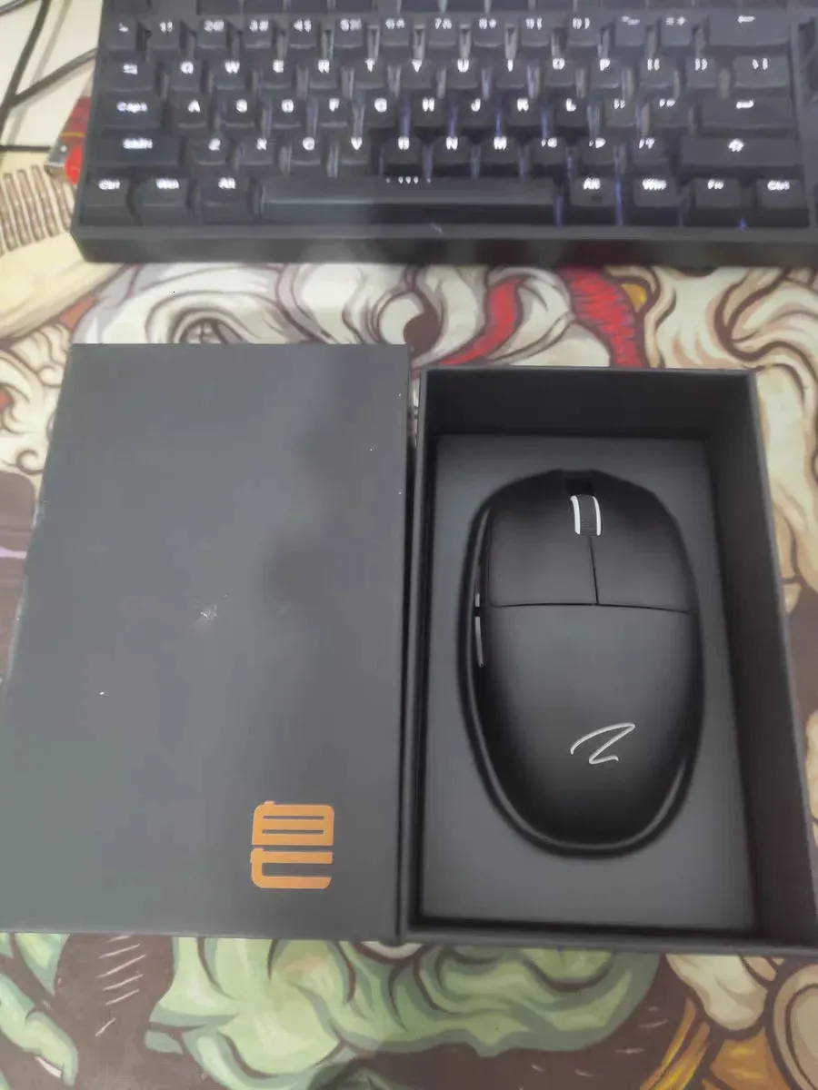 Pink Gaming Mice, Wireless Gaming Mouse With Rechargeable Battery, 4K ...