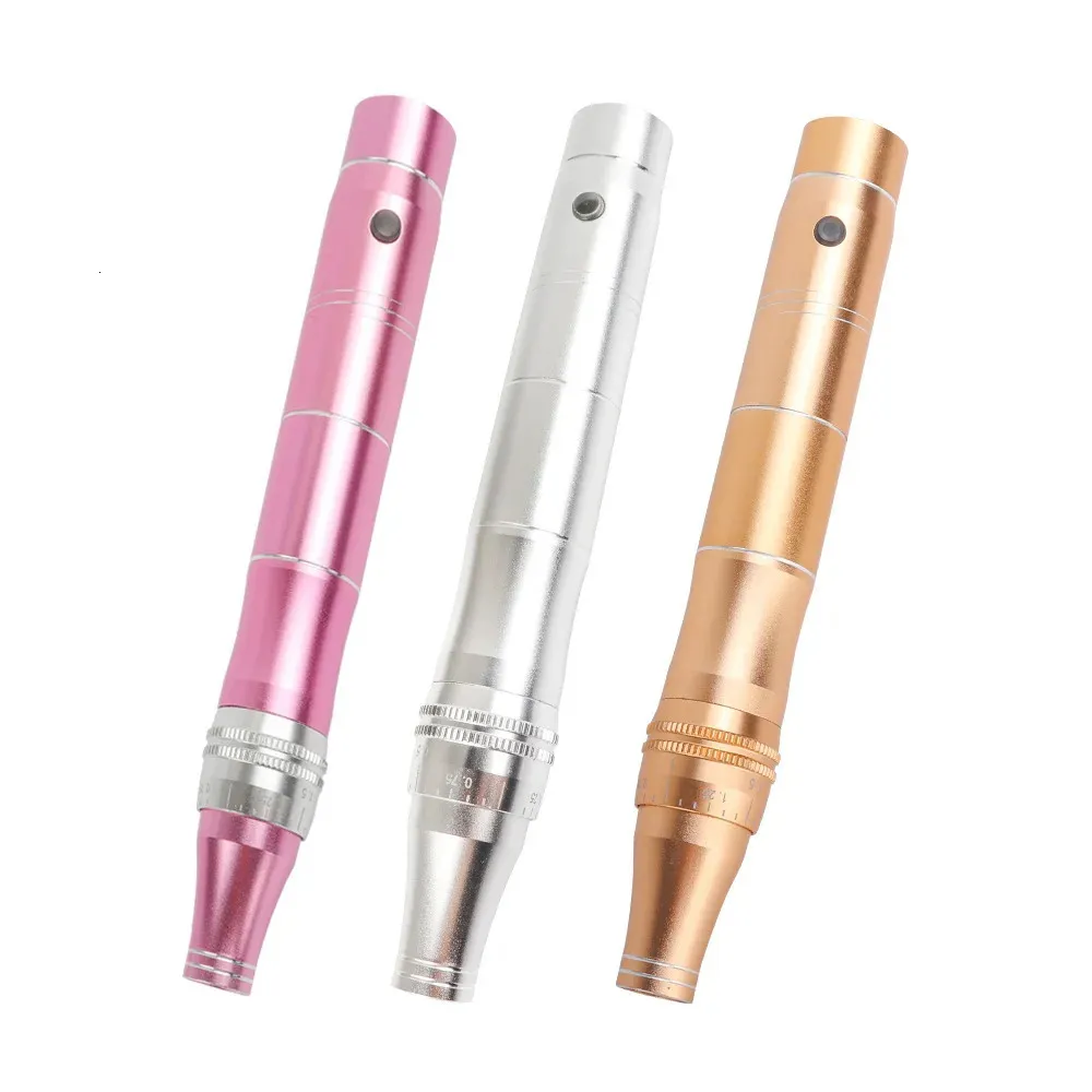Professional Wireless Tattoo Machine Kit - Micropigmentation Pen for ...