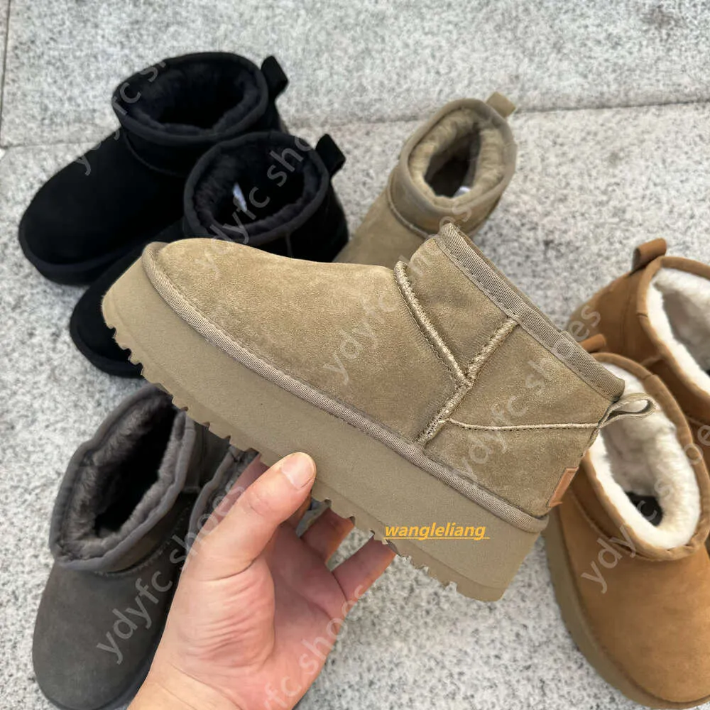 Tazz Fluffy Slipper Boots For Women Tasman Fur Slides With Classic ...