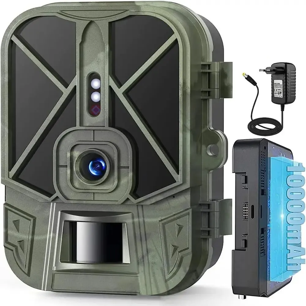 Outdoor Hunting Camera With 4K HD 50MP Infrared, Night Vision, Motion ...