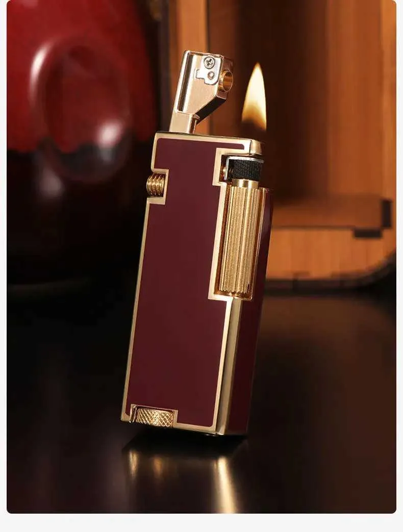 Metal Press Ejection Lighter For Men Durable, Gift Worthy Kerosene ...