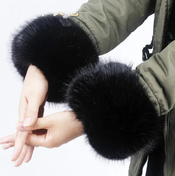 High Quality Faux Fur Winter Hand Muff Ivory White Color Cheap Warm ...
