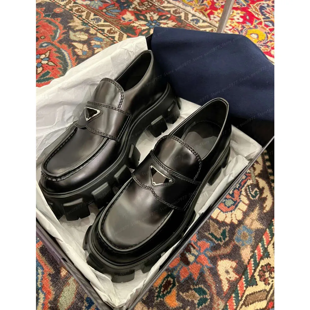 DHgate.com:Women's Monolith Brushed Leather Loafers, Slip-On Oxford ...