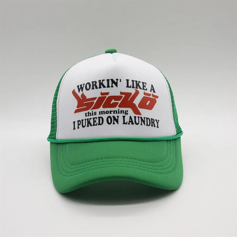 Trendy Trucker Hat - IAN CONNOR SICKO Style Ball Cap for Men & Women ...