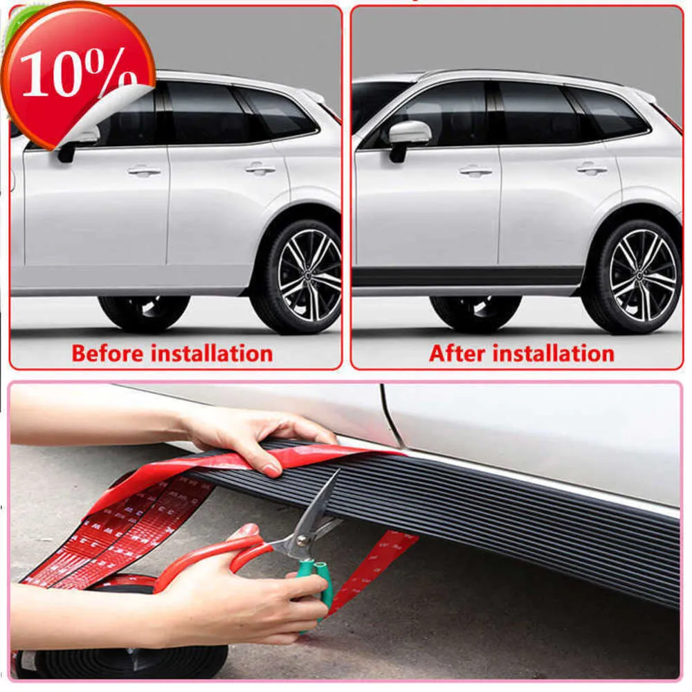 AutoSafe Car Side Skirts: Anti Collision Stickers, Rubber Bumper Trim ...