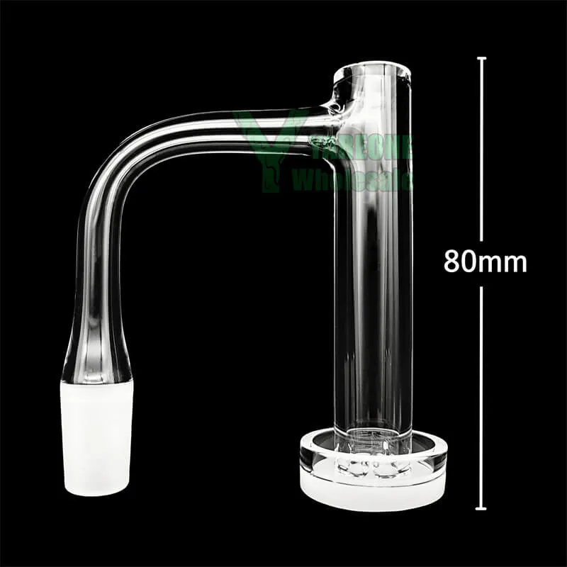 YAREONE Quartz Banger Full Weld Beveled Edge, 16mmOD, 80mm H, Male Nail ...