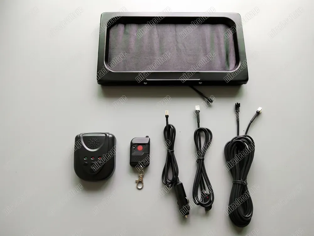 License Plate Cover With Remote Single Plate Shutter Frame For USA ...