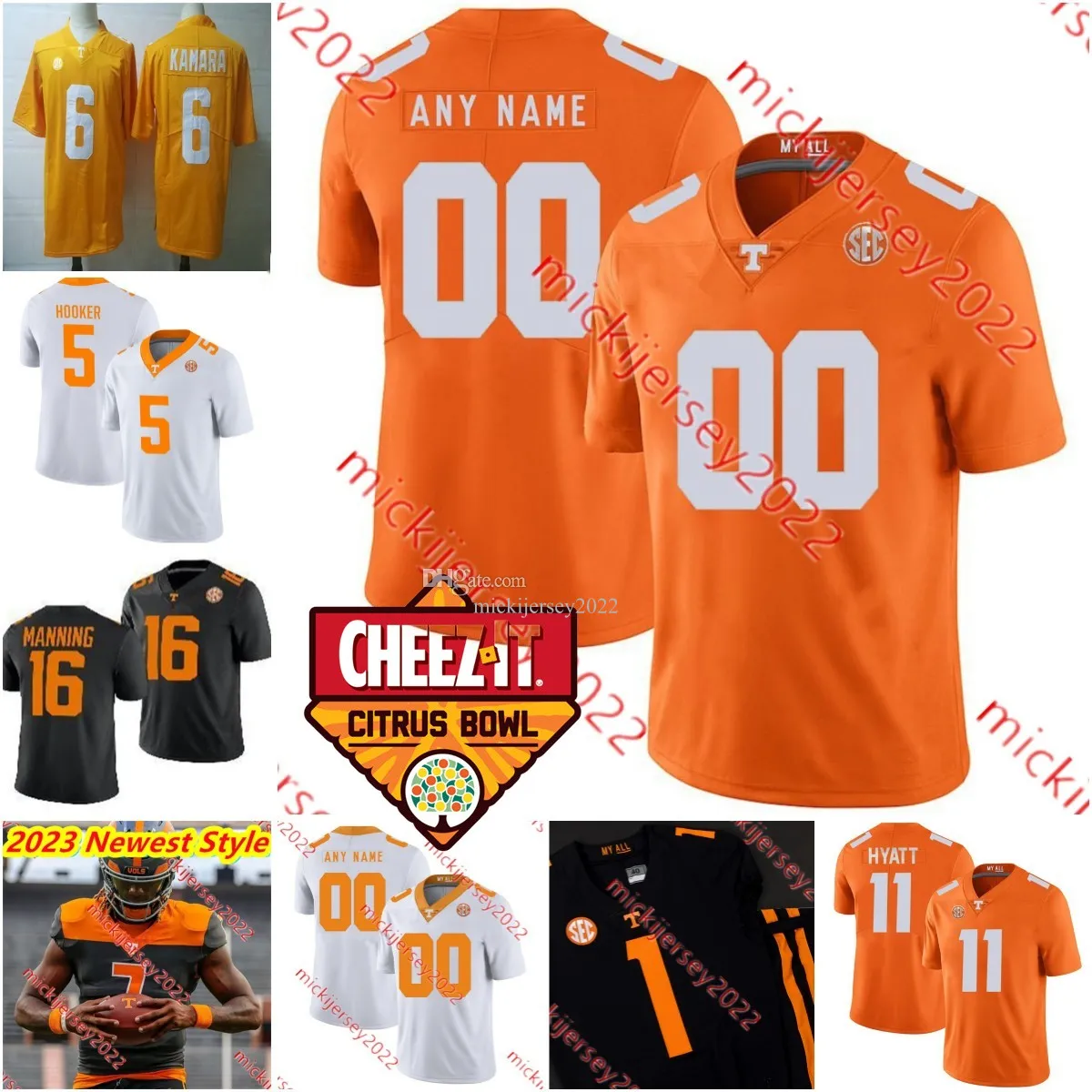 Custom Tennessee Volunteers Orange Football Kit 2022 Citrus Bowl ...