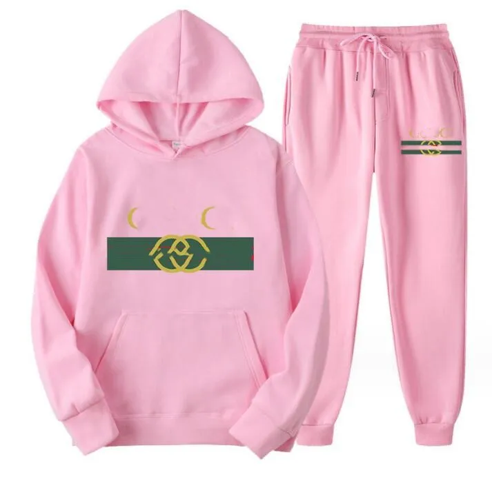 Designer Women's Tracksuit Sets: Casual 2-Piece Jogging Hoodie and ...