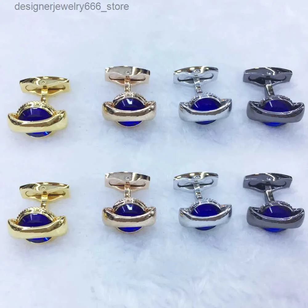 DHgate.com:MAS Luxury Blue Sapphire Cufflinks for Men - 6 Pieces Suit ...