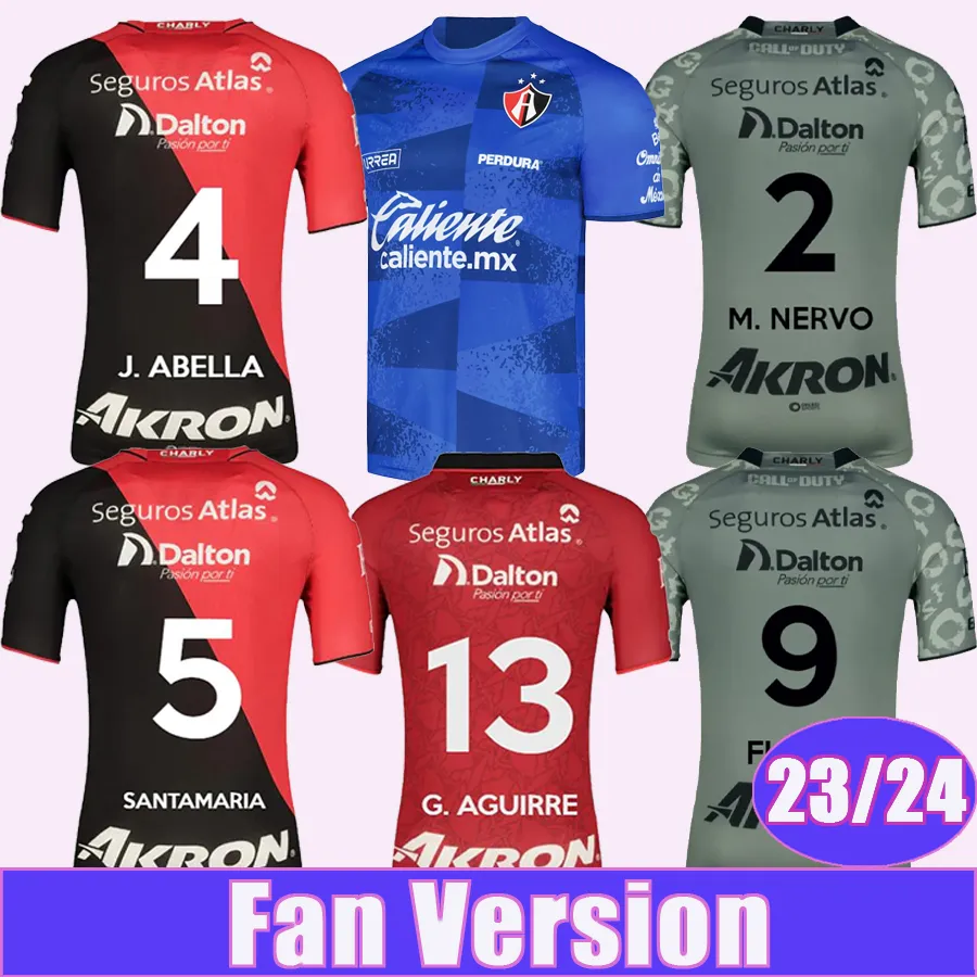 23 24 Atlas Camisetas De Fútbol Para Hombre FURCH M. NERVO O. HERRERA J ...
