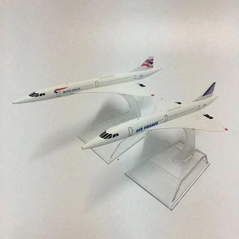 Diecast Aircraft Toys: 16CM Metal Concorde Airplane Model, Collectible ...