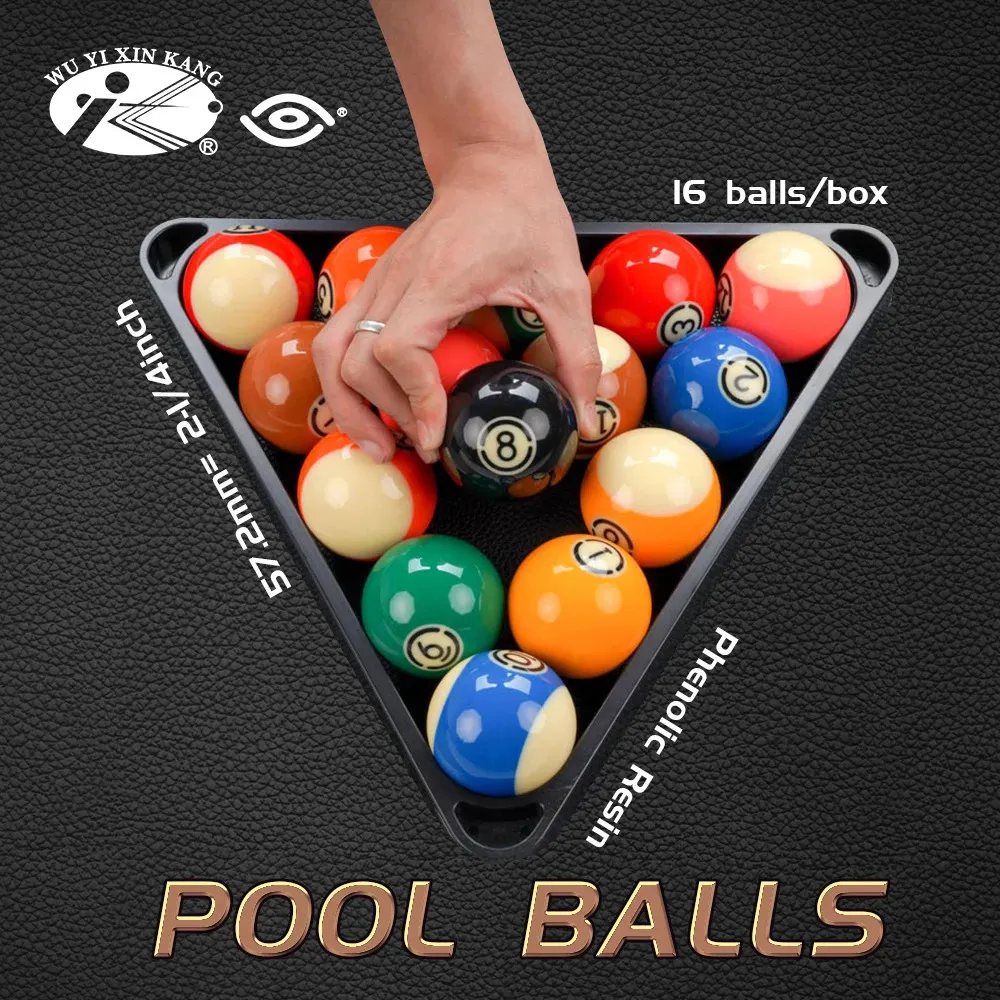 DHgate.com:TVProCup Billiard Balls Pool Set, 214-Inch 57.25mm Resin Cue ...