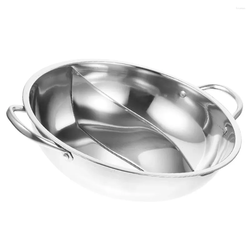 DHgate.com:Stainless Steel Double Boiler Mandarin Pot Handle Shabu ...