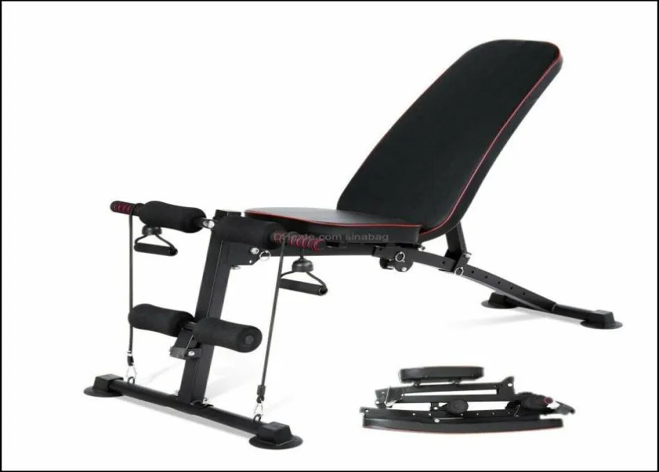 Adjustable Weight Bench - Foldable Incline Decline Bench for Full Body ...