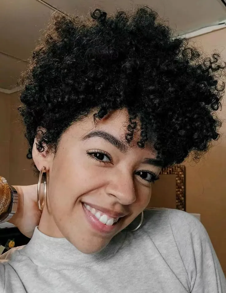 DHgate.com:120g Short High Afro Kinky Curly Ponytail Puff Drawstring ...