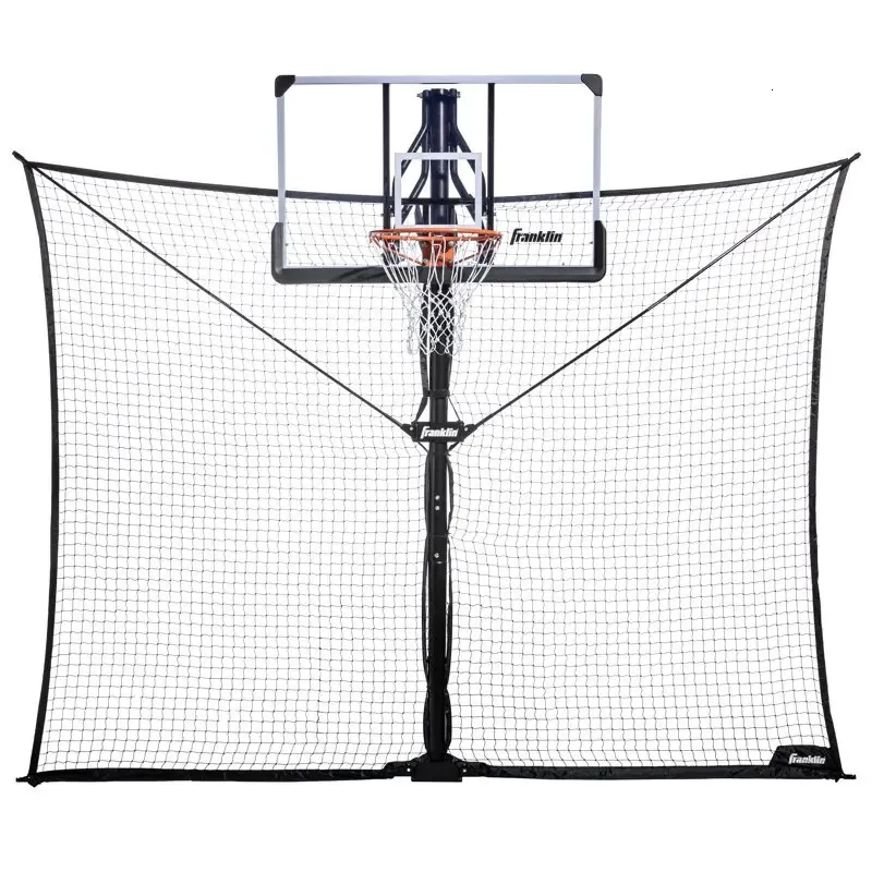 Balls Defender Pro Rebounder Net - Foldable 10' x 8' Basketball In ...