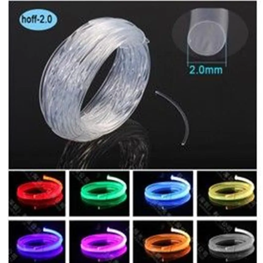 50M 2MM Super Bright Fiber Optic Cable - Body Light Crafting ...