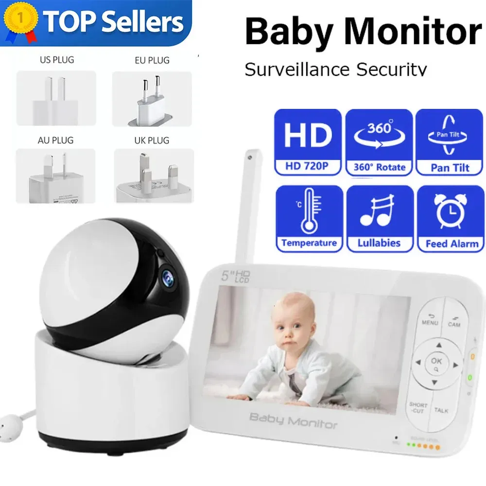 DHgate.com:AI-Enhanced Baby Monitor: 5" WiFi Nanny Cam with Auto AI Cry ...
