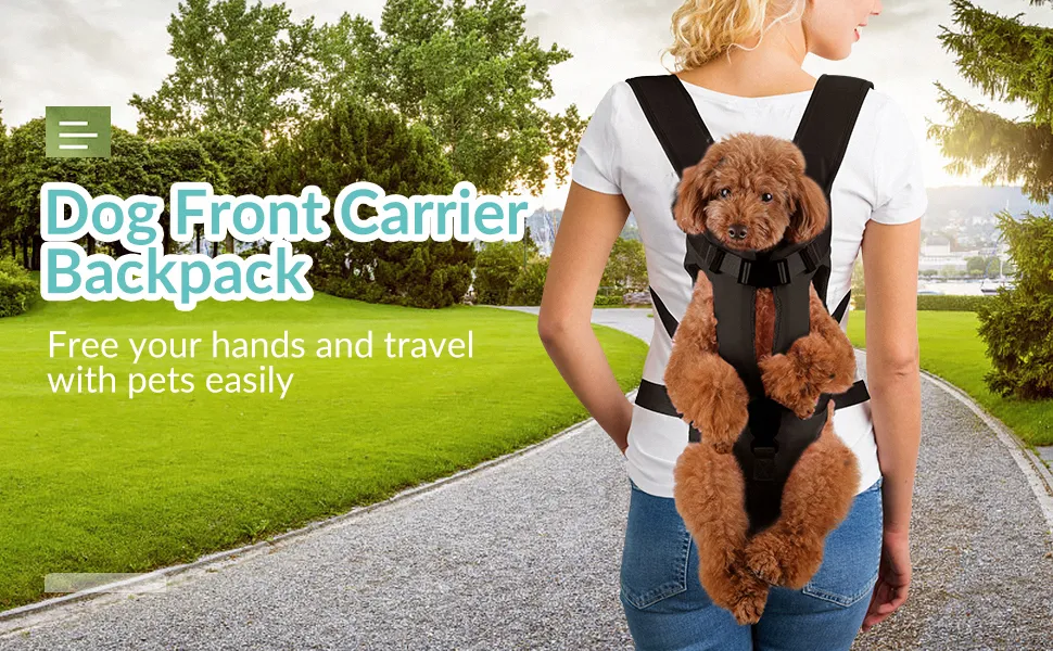 DHgate.com:Hands-Free Dog Backpack Carrier: Adjustable, Breathable Mesh ...