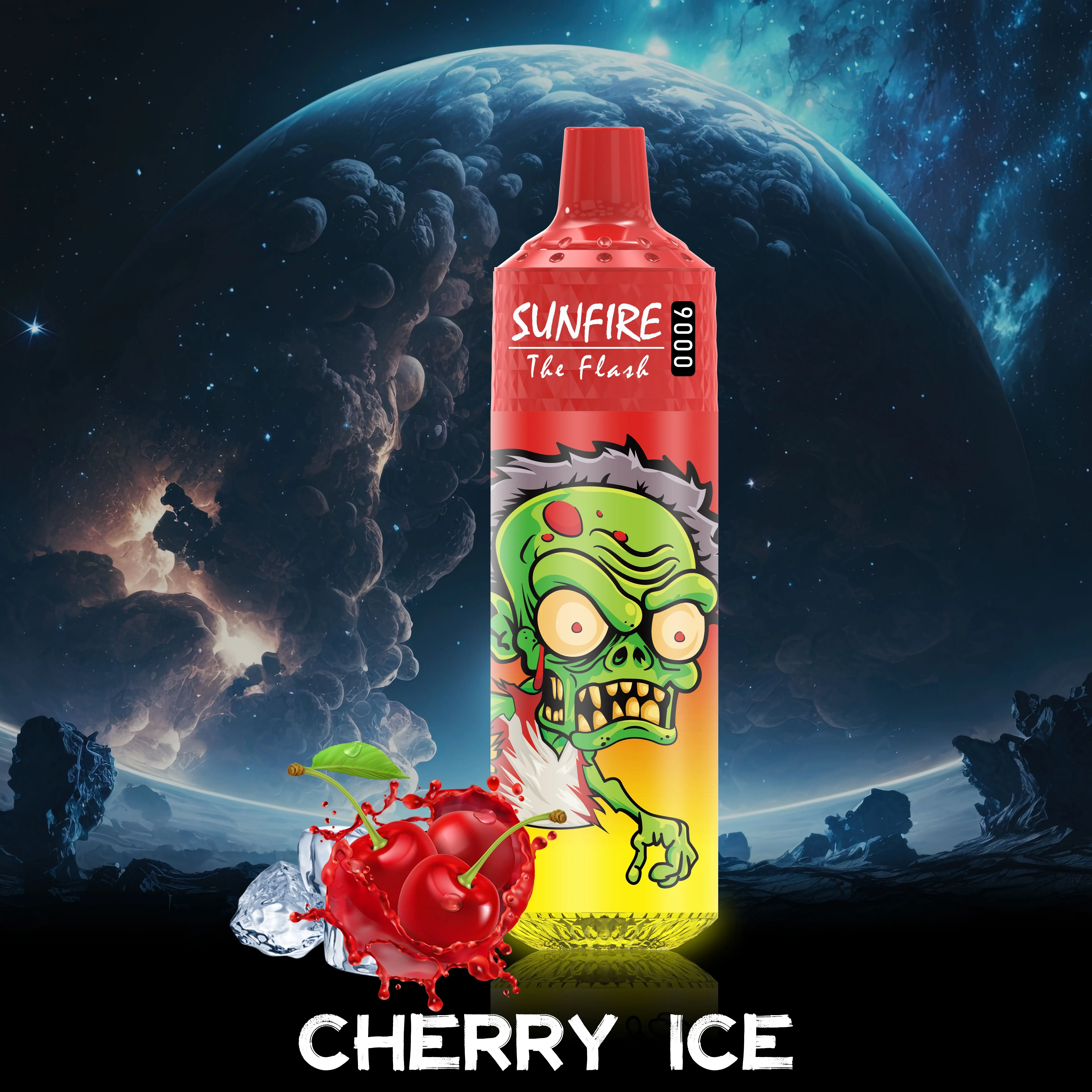 Sunfire 9000 Vape: Disposable 10K/9K, Airflow Control, Mesh Coil, 18ml ...