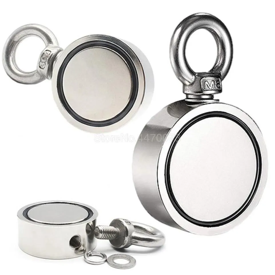 Powerful Round Double-Sided Neodymium Magnet Hook Holder for Various ...