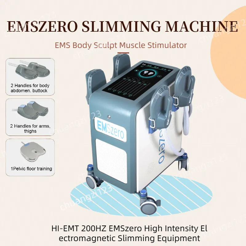 EMSZERO NEO RF Electromagnetic Muscle Stimulator 14 Tesla, 5000W, 2/4/5 ...