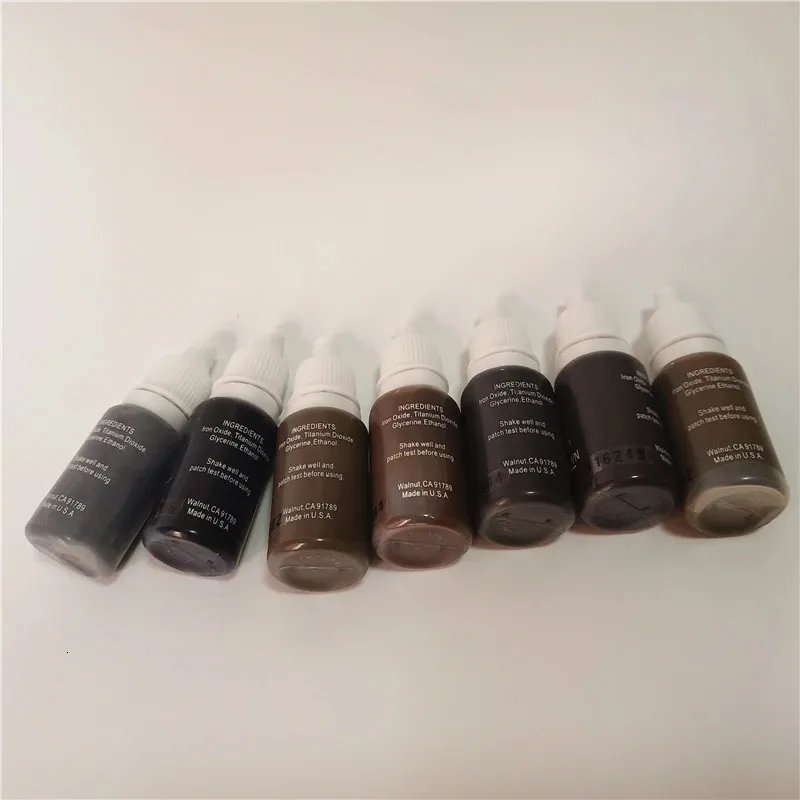 DHgate.com:Microblading Ink Set - 7 Semi Permanent Makeup Pigments for ...
