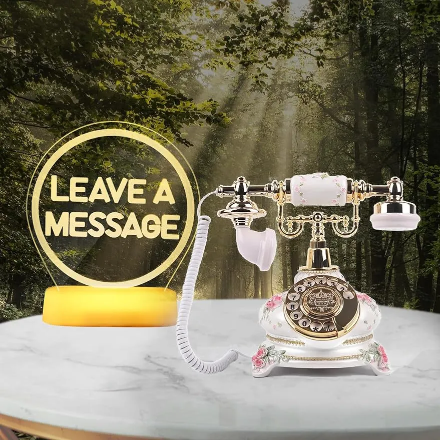 DHgate.com:Classic Retro Telephone Audio Guestbook with LED Wedding ...