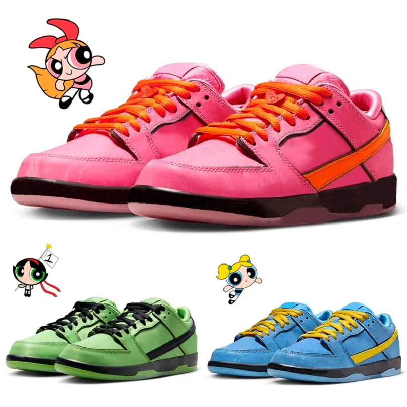 Powerpuff Girls Bubbles Buttercup Sneakers: Casual, Digital, Pink ...