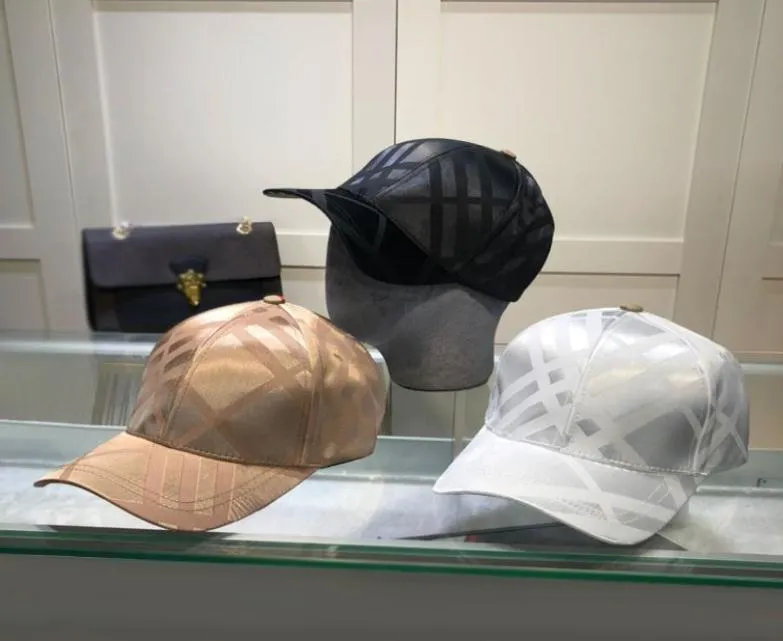 Plaid Stripe Luxury Ball Cap: Dome Bucket Hat For Men And Women Top ...
